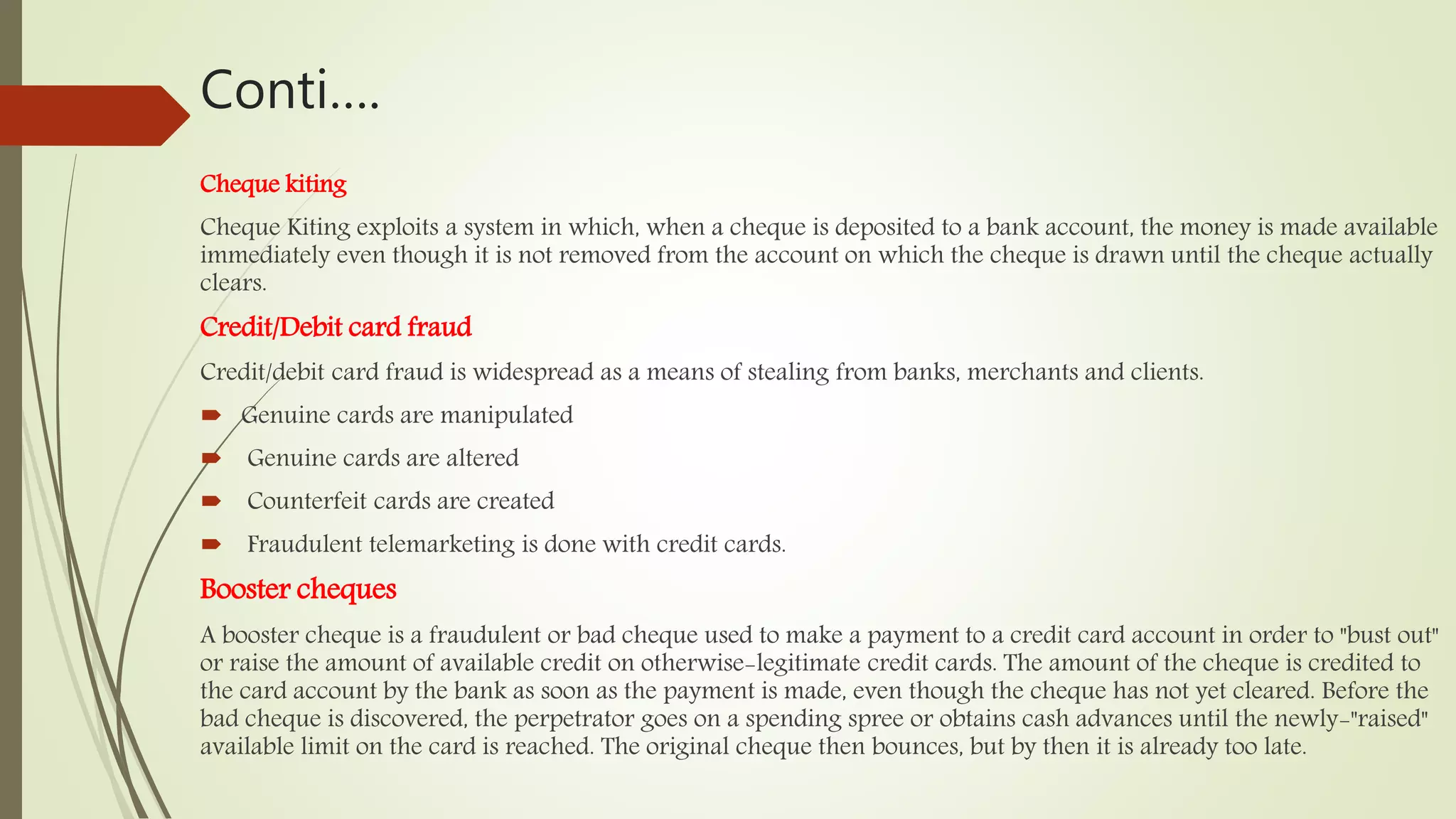 Fraud in bank | PPTX