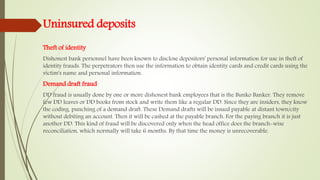 Fraud in bank | PPTX