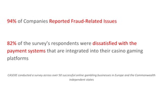 Fraud in igaming 101 | PDF | Casino and Gambling Video Games | Video ...
