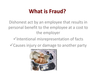 Fraud, internal control & cash | PPTX