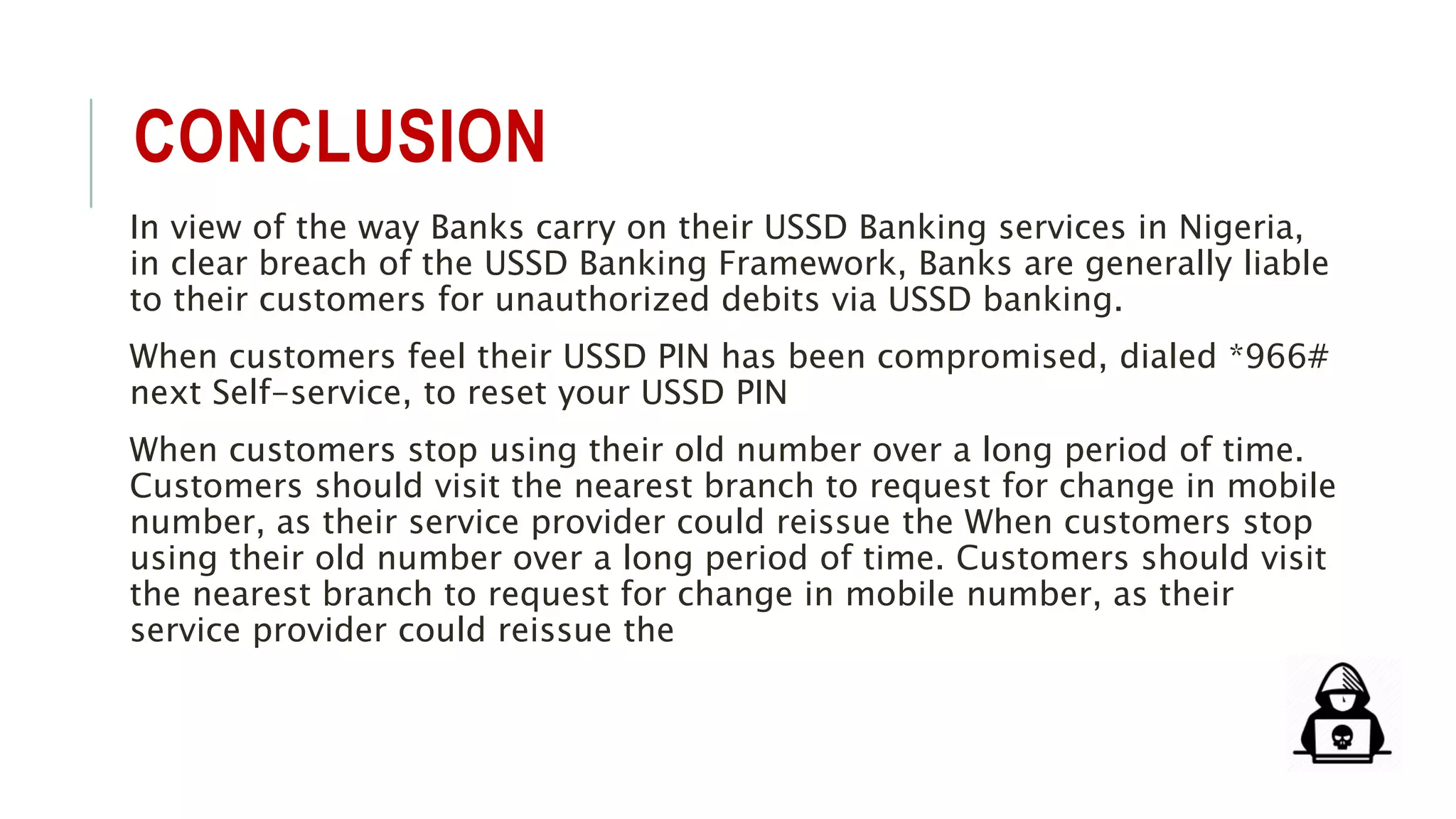 Fraud in USSD | PPTX