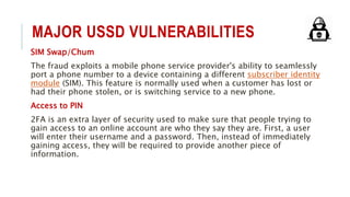Fraud in USSD | PPTX