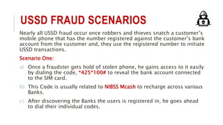 Fraud in USSD | PPTX