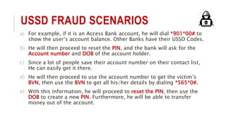 Fraud in USSD | PPTX