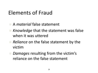 Fraud Investigation | PPTX