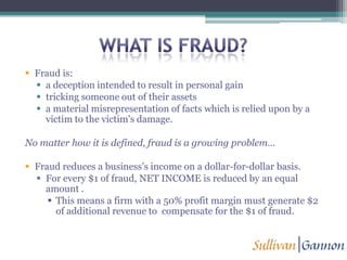 Fraud, it could happen to you | PPTX