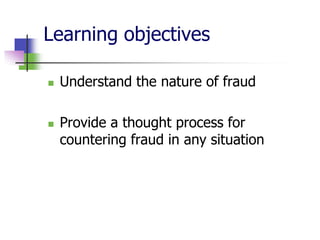 Fraud management in ten minutes presentation | PPTX | Crime & Harmful ...