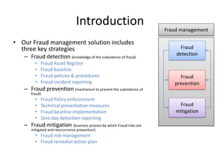 Fraud Monitoring Solution | PPT