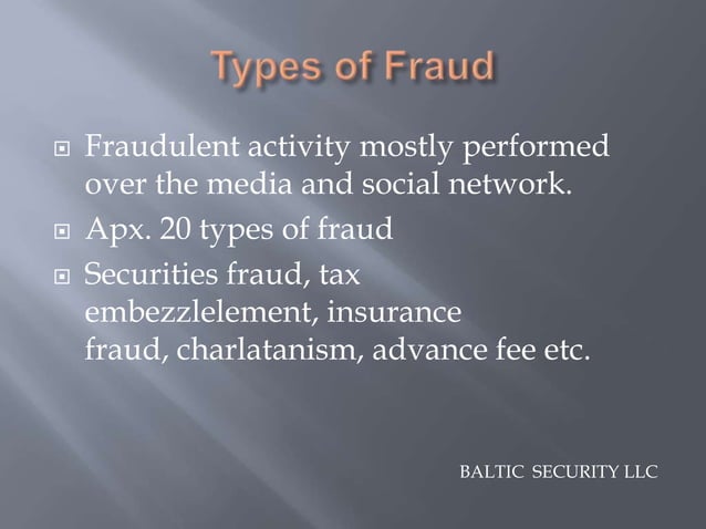 Fraud Prevention in Corporate Environment | PPT