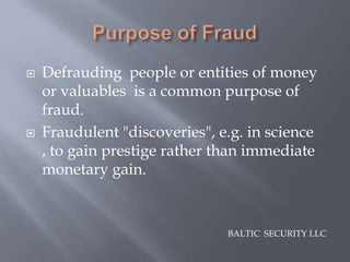 Fraud Prevention in Corporate Environment | PPT