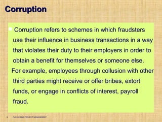 Fraud prevention detection control fuh 12 | PPT