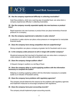 Fraud risk assessment | PDF