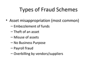 Fraud risk assessment | PPT