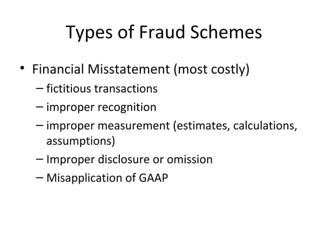 Fraud risk assessment | PPT