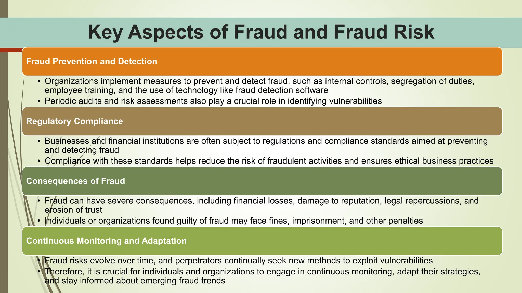 Fraud risk Assessment Models: Case Studies and Implementation | PPTX