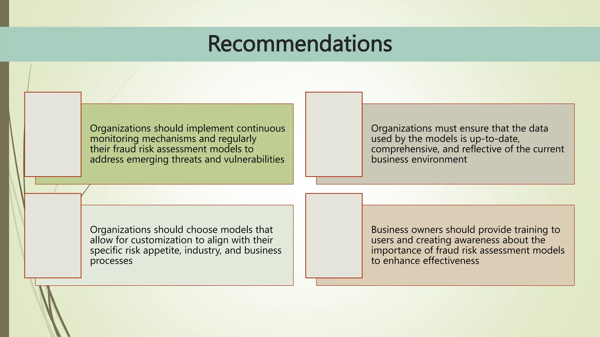 Fraud risk Assessment Models: Case Studies and Implementation | PPTX