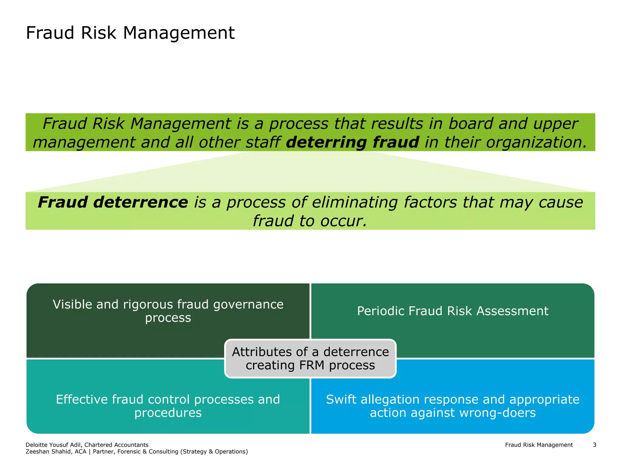 Fraud Risk Management - High Level Perspective for the Board of ...