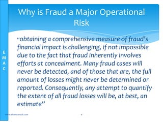 Fraud risk management training - Elsam Management Consultants | PPTX