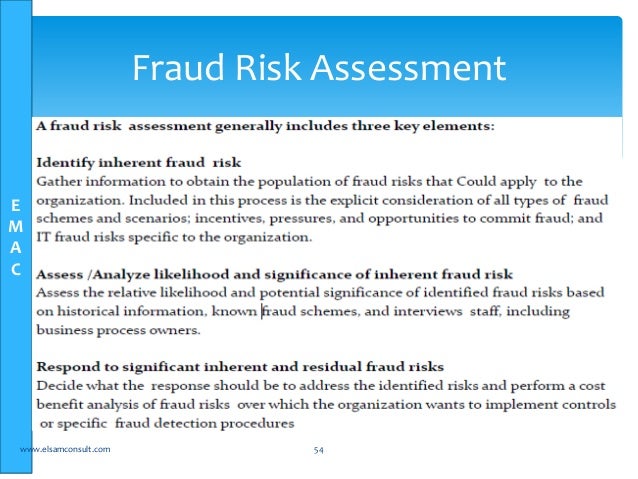 Fraud risk management training - Elsam Management Consultants