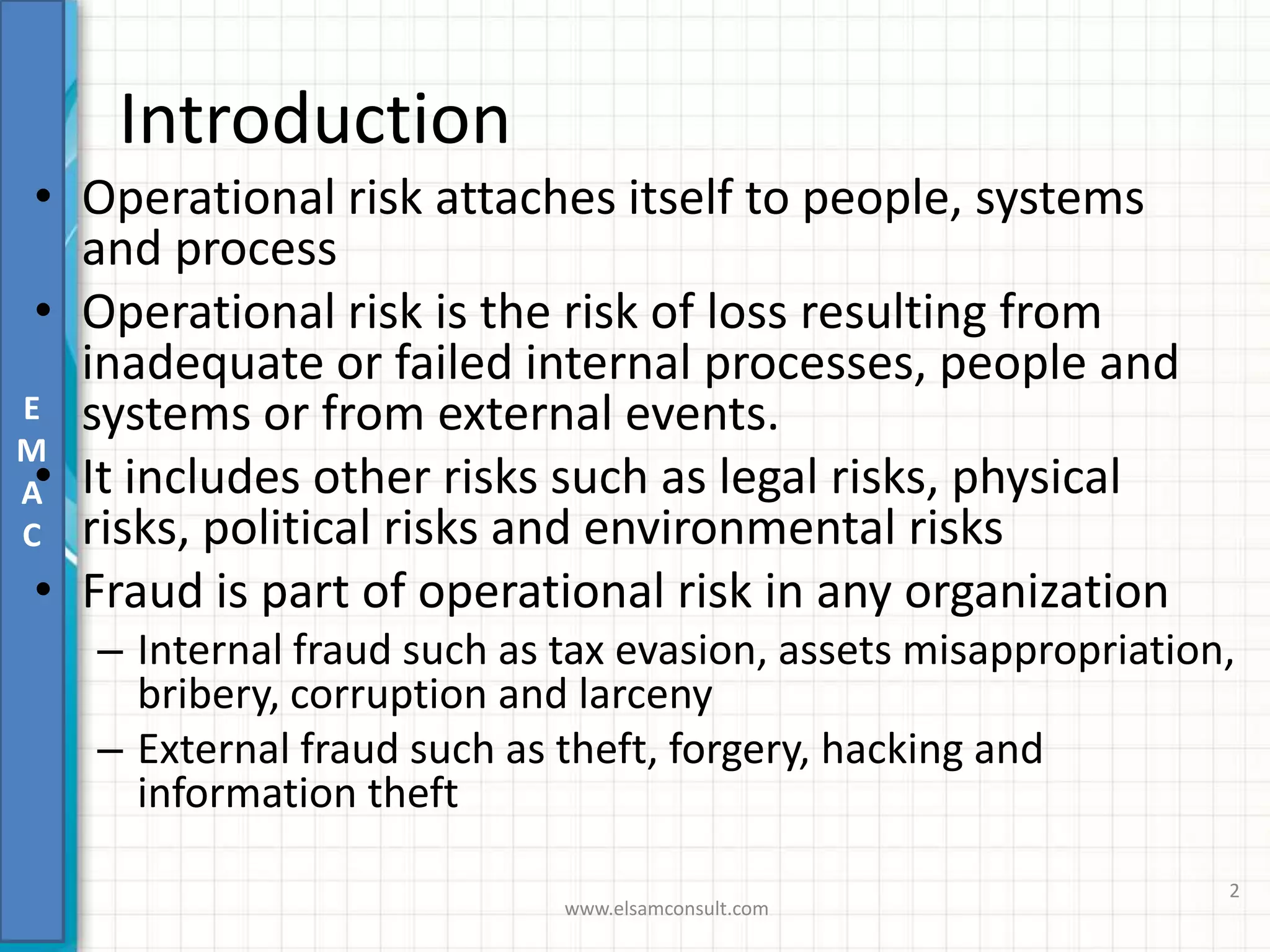 Fraud risk management | PPTX
