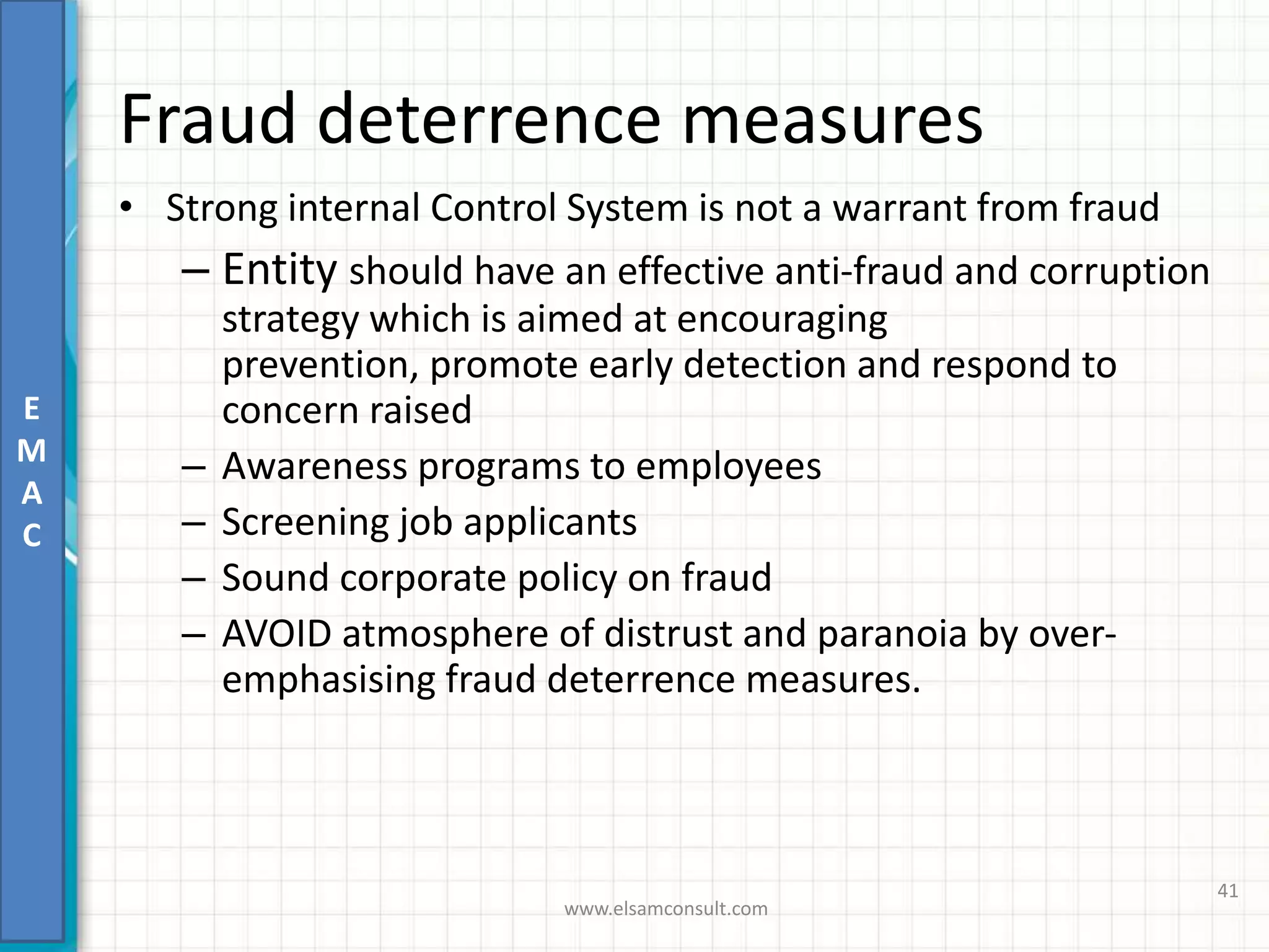 Fraud risk management | PPTX