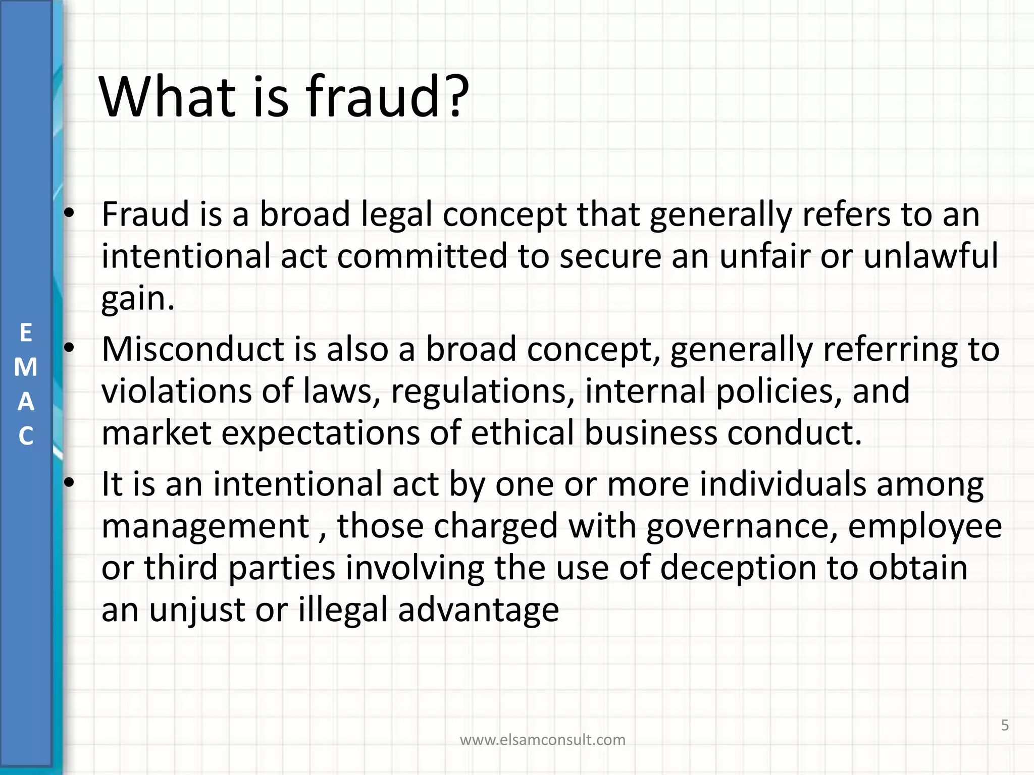 Fraud risk management | PPTX