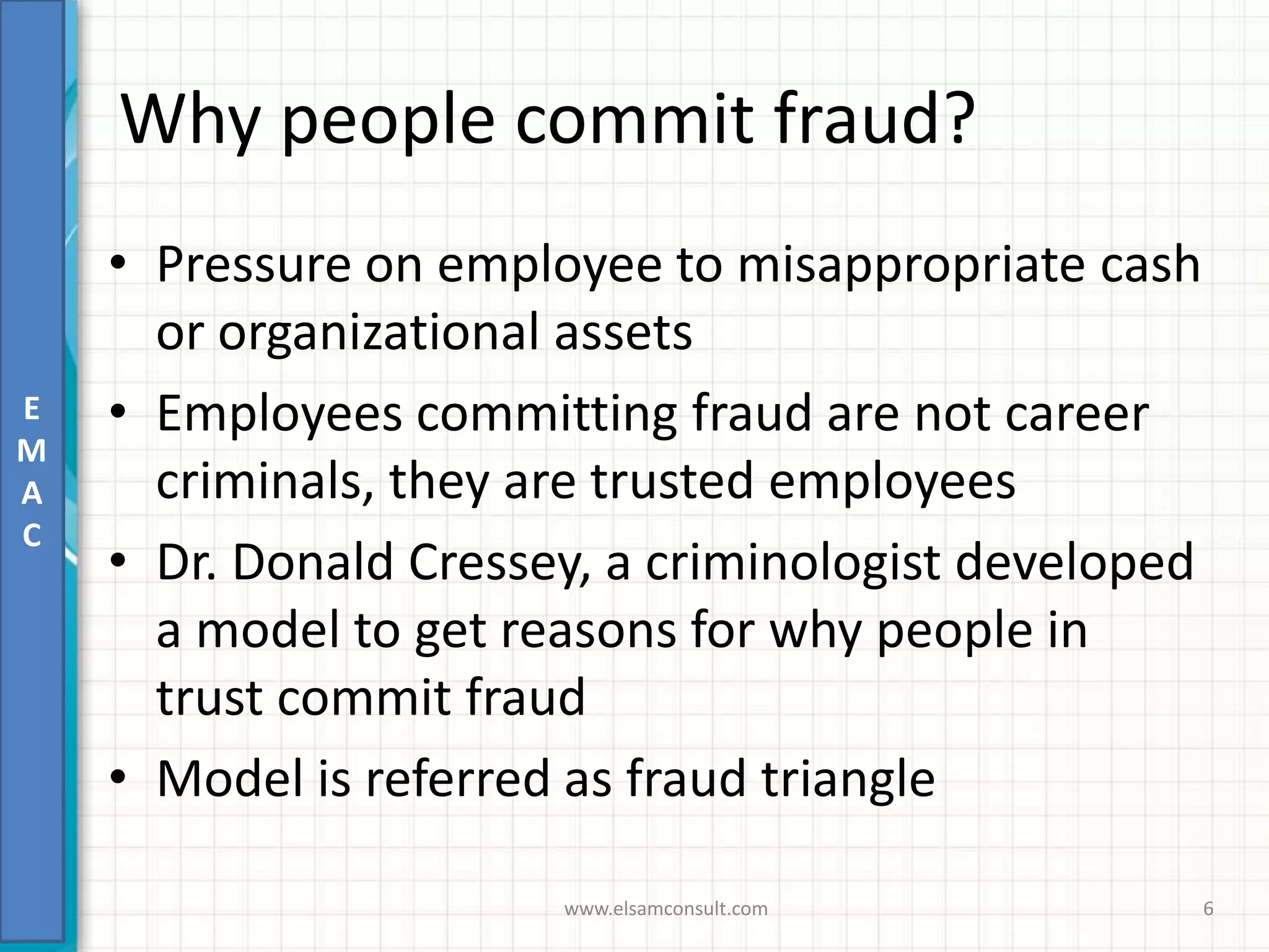 Fraud risk management | PPTX