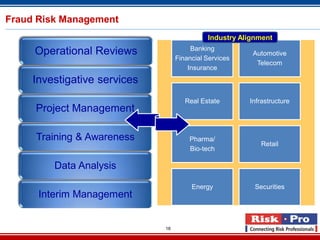Fraud risk services 2013 | PPT