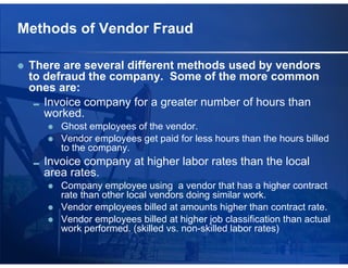 Fraud Risks Inherent in Oil and Gas | PDF