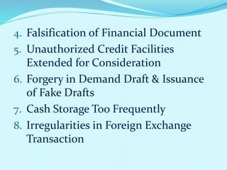 Fraud & scams in banks | PPTX