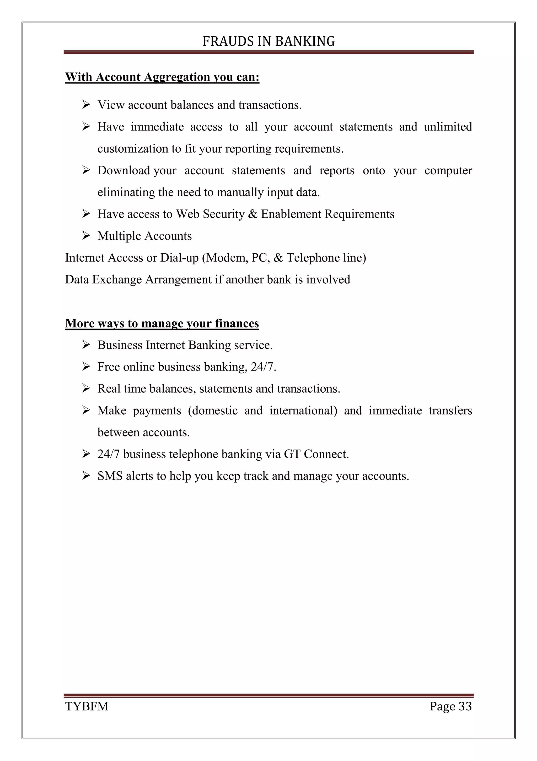 Frauds in banking | PDF