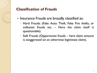 Frauds in insurance sector icai fafd presentation - public | PPT