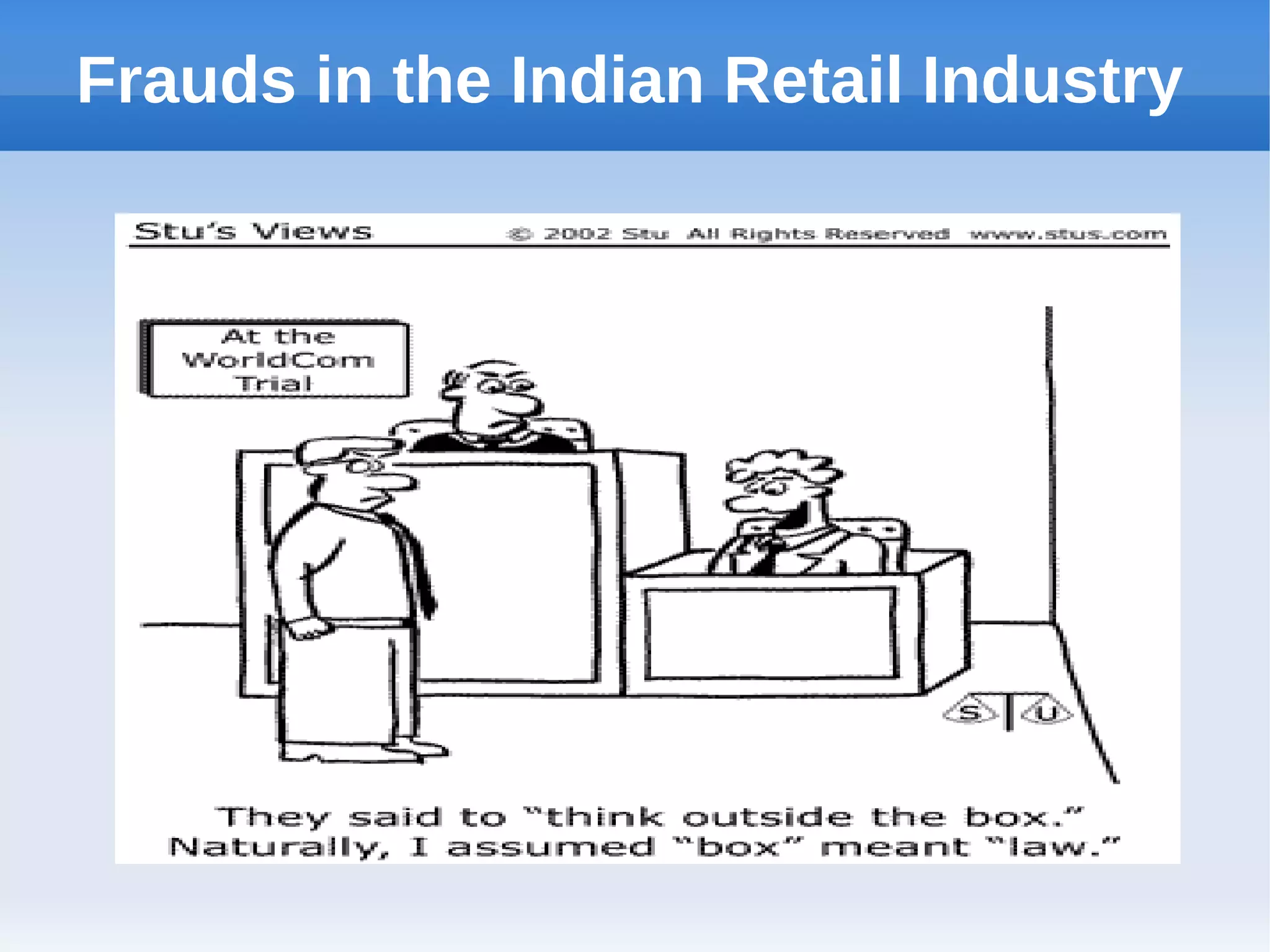 Frauds in the indian retail industry | PDF