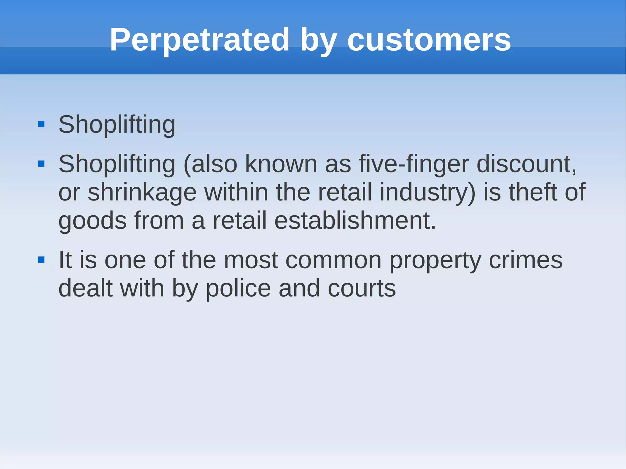 Frauds in the indian retail industry | PDF