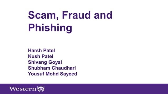 Frauds, Scams and Phishing.pptx Engineering Leadership | PPT