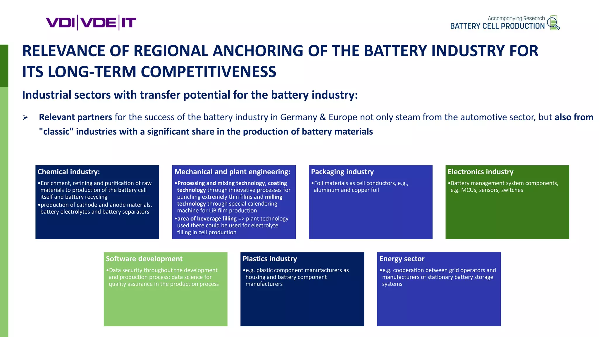 OVERVIEW OF CLUSTERS AND REGIONS FOR THE EUROPEAN BATTERY ECOSYSTEM | PDF