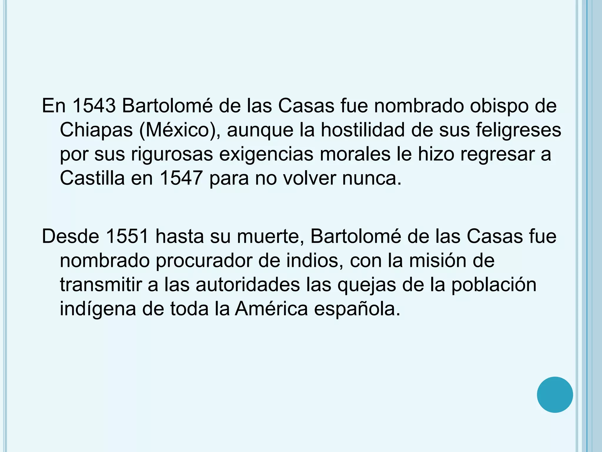 Fray bartolome de las casas | PPT