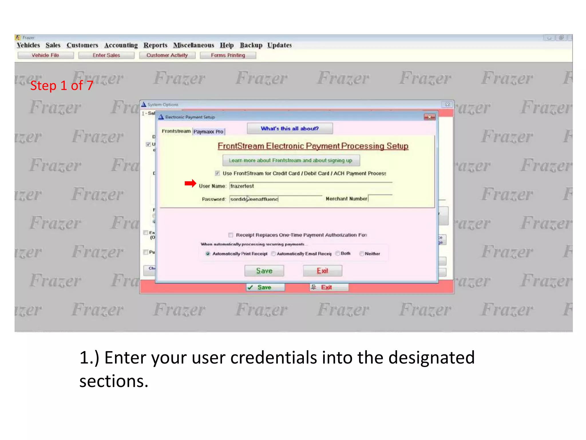 Frazer payment solution presentation | PPT
