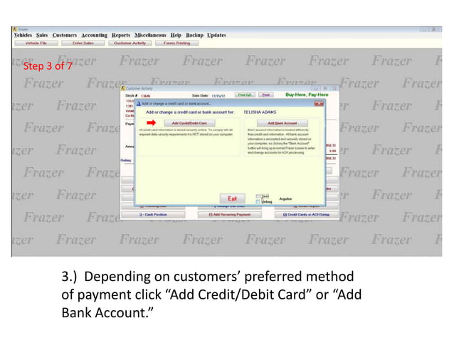 Frazer payment solution presentation | PPTX