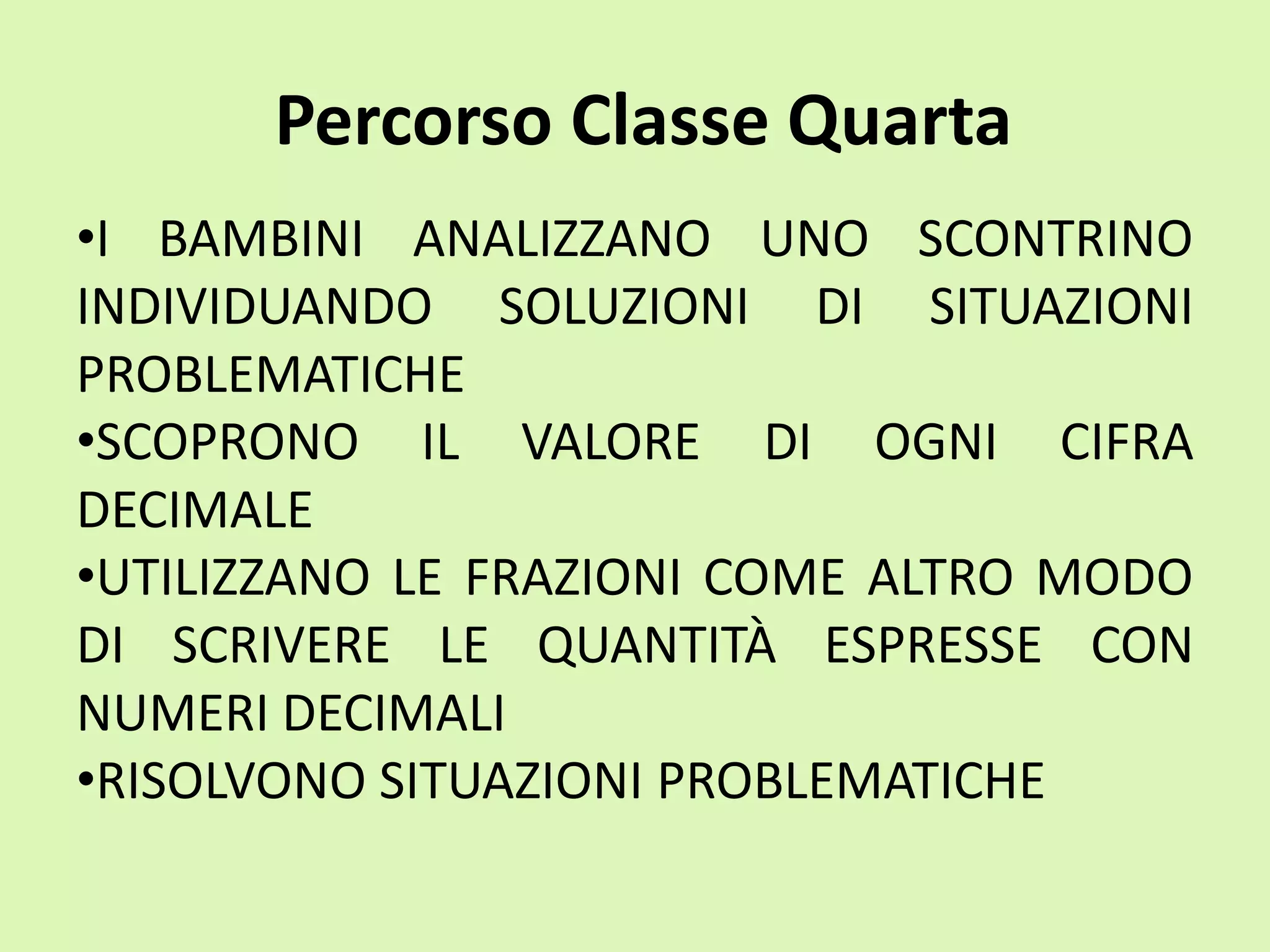 Frazioni, numeri decimali e percentuali | PDF