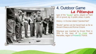 Step 1-Book of European Traditional Games-France | PPTX