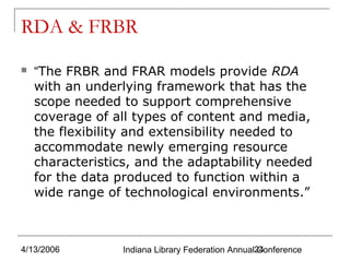 De-Mystifying FRBR: A Whirlwind Introduction | PPT