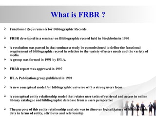 FRBR presentation by Bwsrang Basumatary | PPT