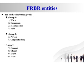 FRBR presentation by Bwsrang Basumatary | PPT