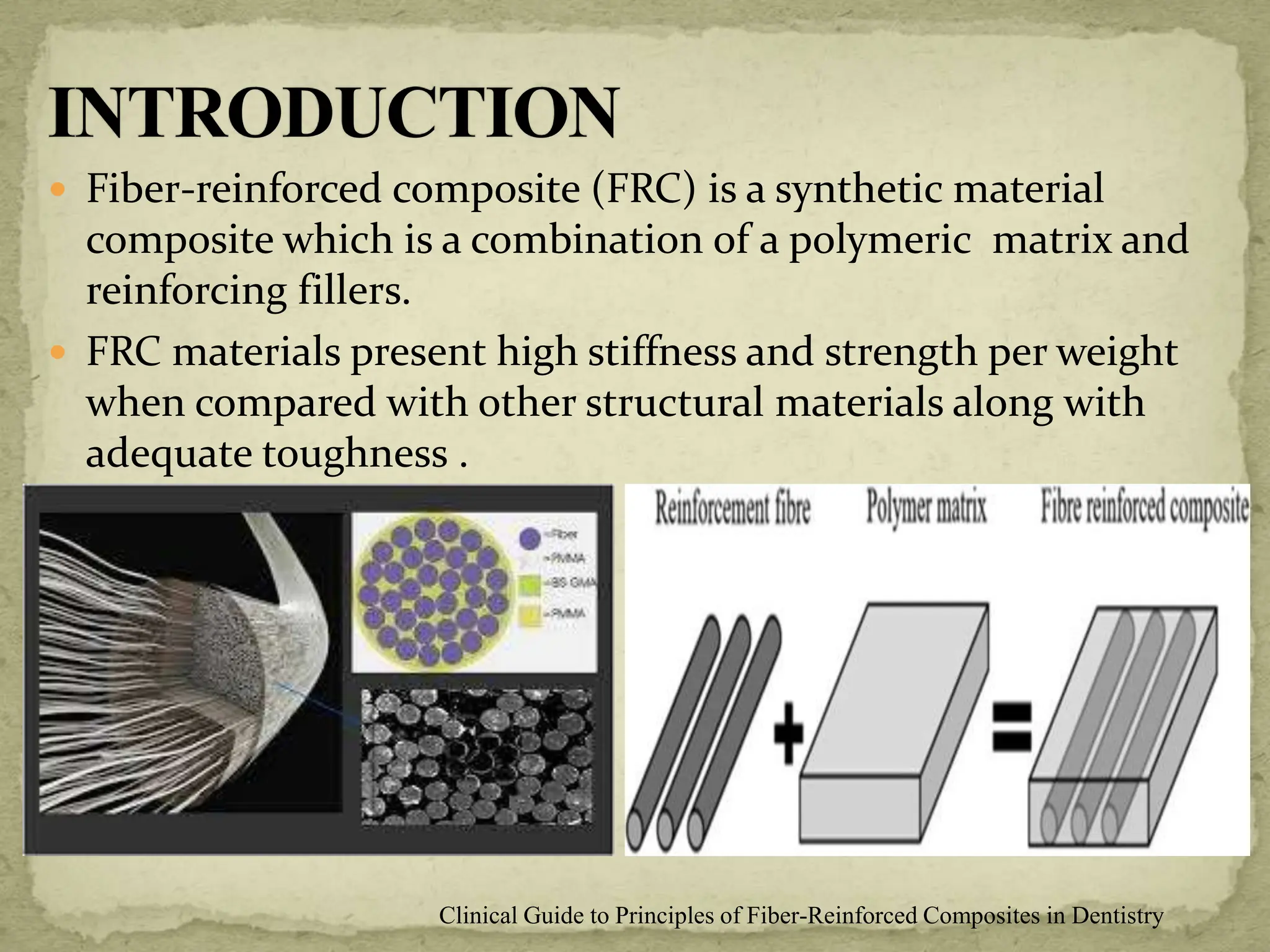 FIBRE REINFORCED COMPOSITE USEC IN CONSERVATIVE DENTISTRY AND ...