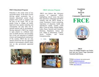 Frce brochure | PPT