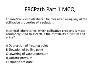 FRCPath-Examinations-in-Clinical-Biochemistry-Dr-Ruth-Ayling.pptx