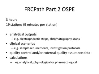 FRCPath-Examinations-in-Clinical-Biochemistry-Dr-Ruth-Ayling.pptx
