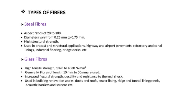 Fiber Reinforced concrete (FRC) Fiber Reinforced concrete (FRC) | PPTX