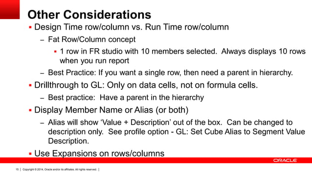 Oracle Fusion Financial Report Centre Reporting Beginner course | PPTX ...